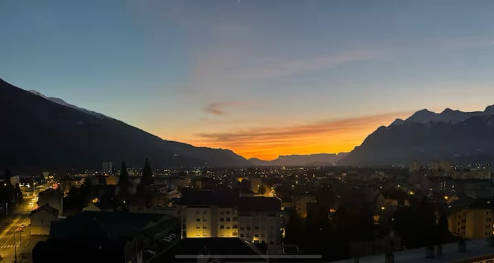 Appartement 4 Couchages Centre-ville Vue Pano - Albertville