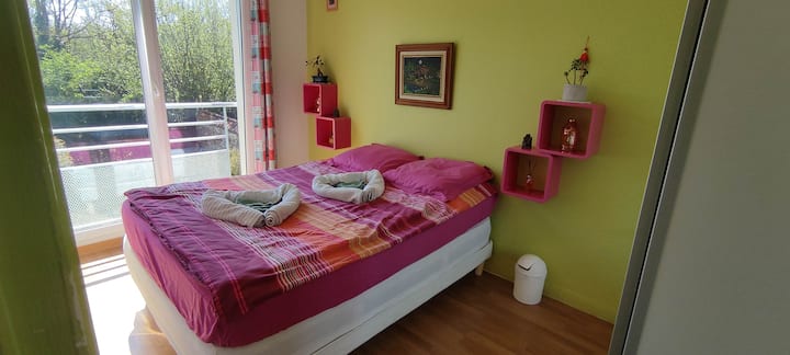 Chambre Privée Et Lumineuse - Proche Centre - Brie-Comte-Robert