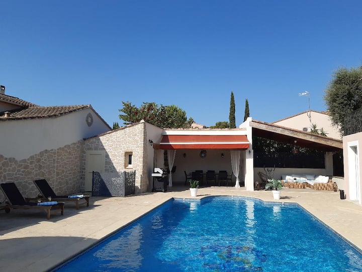 Chambre Vue Piscine - Le Cannet-des-Maures