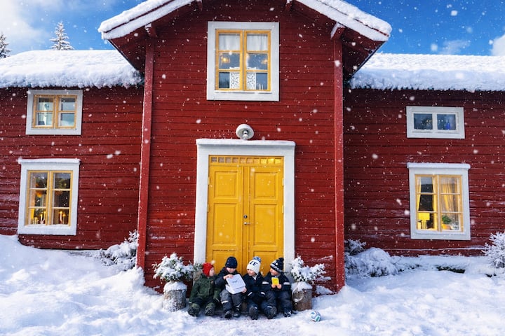 Gammelstugan, Västanberg Bjursås. - Sweden