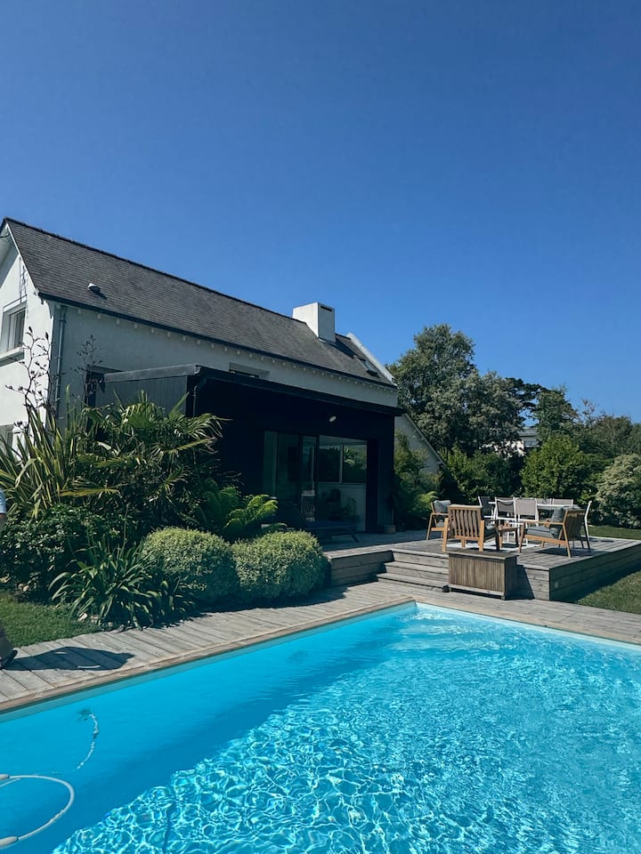 Villa Avec Piscine, 10 Pers • Jardin • Pornichet - La Baule-Escoublac