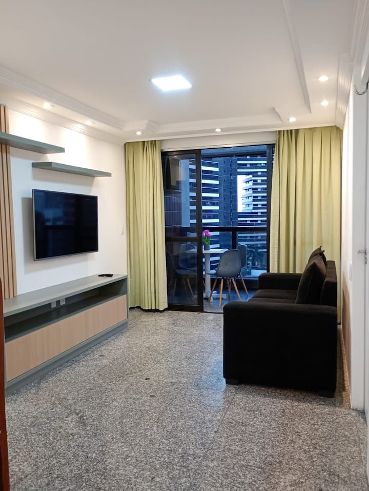 Apartamento Exclusivo 2 Quartos A Beira-mar. - Brasil
