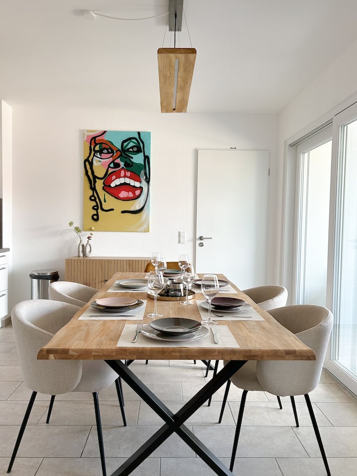 Ahaus: Modern Apartment | 6 Guests | 2 Bathrooms - Ahaus