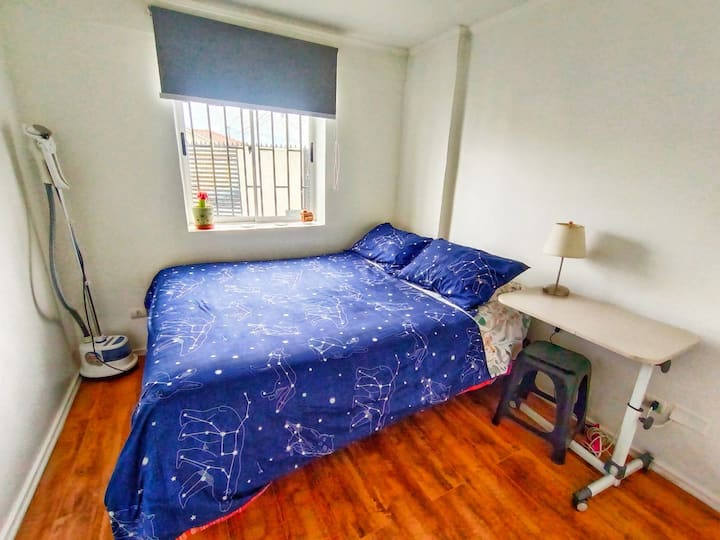 Habitación Cama Dos Plazas En Sector Residencial - Rancagua