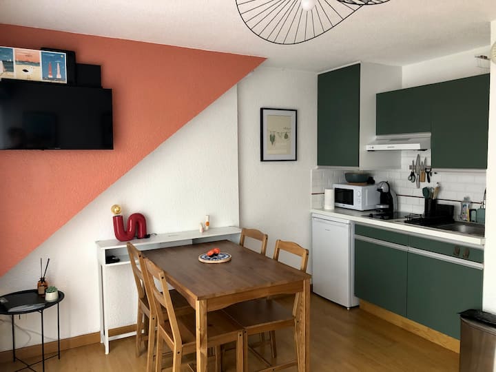 Studio Cabine Centre Ville Et 5min De La Plage - Hardelot-Plage