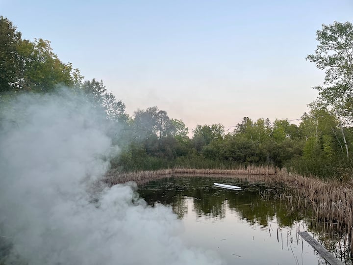Private Beach Pond - Manitoba