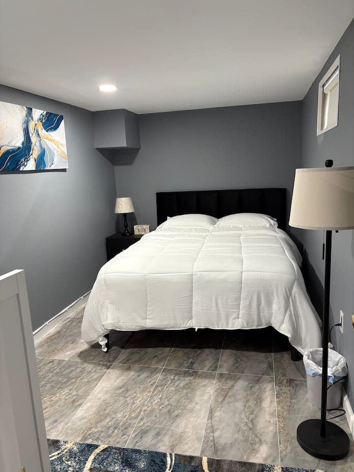 Cozy Basement Retreat W/ Bedroom & Lounge - Valley Stream, NY