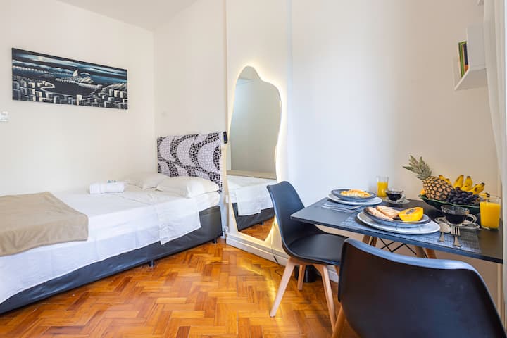 Studio Style, Você E Seu Par /1 Min Da Praia - Copacabana