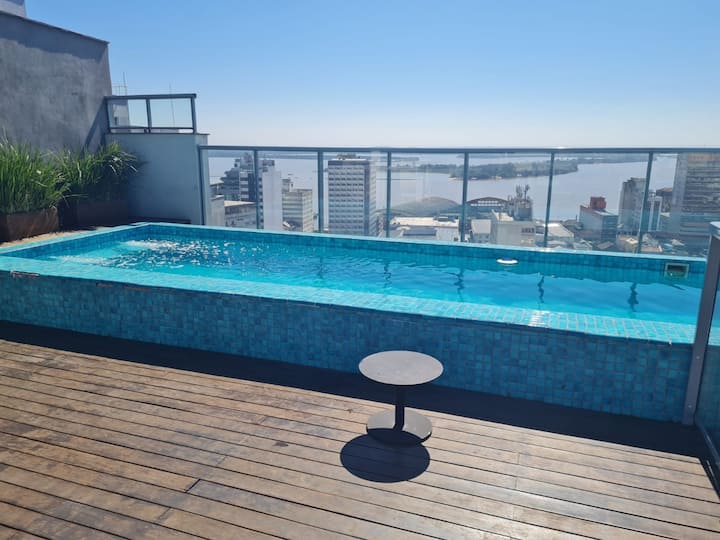 Apto Novo No Centro Histórico Com Piscina - Porto Alegre