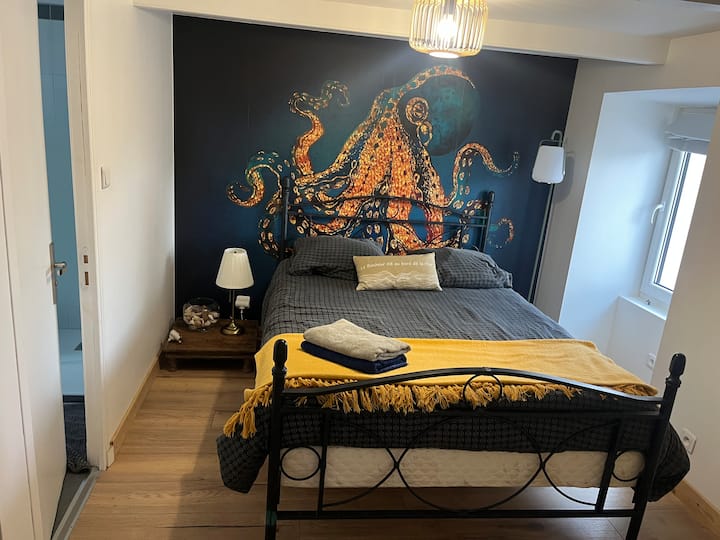 Chambre Poulpe Avec Kitchenette Et Salle D’eau - Ouessant