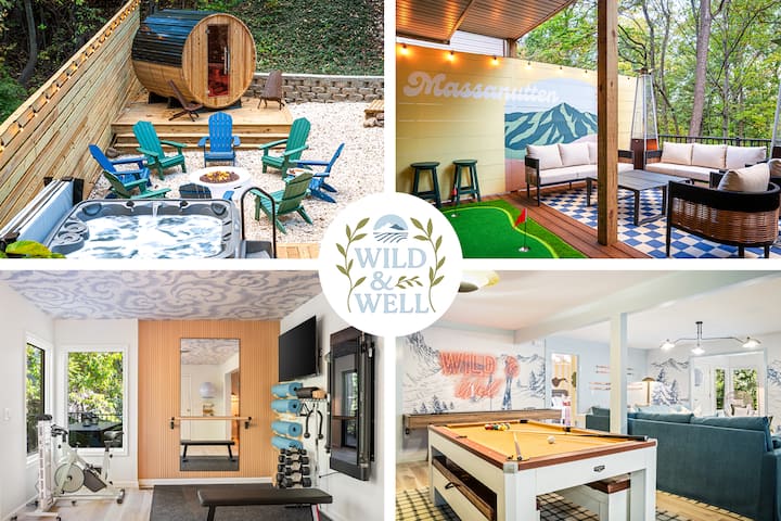 Wild & Well | Red Light • Sauna • Gym • Hot Tub - Massanutten, VA