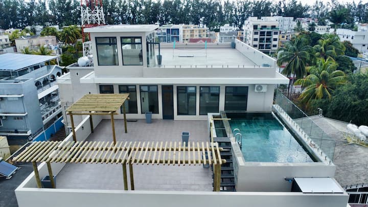Hostin(mru) - Pearl 303 With Rooftop Pool - Mauritius
