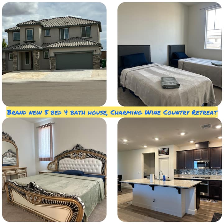 Charming 5 Bedrooms Home By Wineries. - Lodi, CA