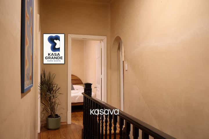 Kasa Grande En Roma Norte: 9 Hab., 4 Baños - Morelos