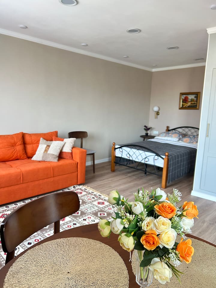 Уютное жилье в центре 

Airbnb.com/h/balhashnest - Kazakhstan