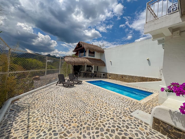 Casa 1 Km Parque Villeta+wifi+piscina+bbq+tv 12px - Villeta