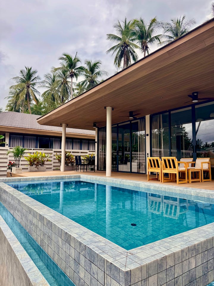 Tropical Heaven With Pool, Garden & Fast Internet - Ko Samui