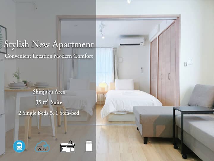 Snyi4-urban Oasis In Shinjuku|bright&safe Area 35㎡ - Shibuya Station