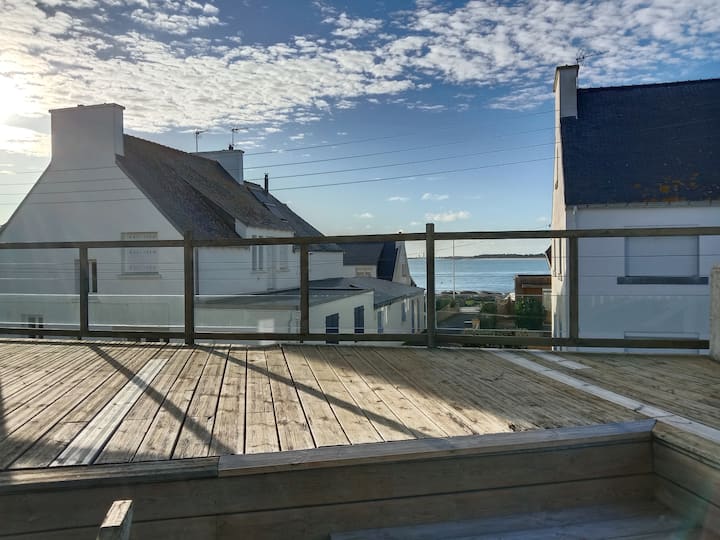 Maison Familiale 3* Avec Vue Mer (4 Chambres) - Guilvinec