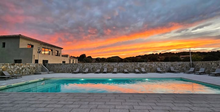 A Piccula Famiglia - T4 Confort & Piscine Chauffée - Belgodère