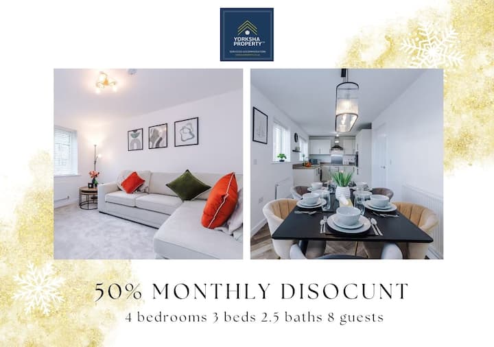 20%off|30-day Deal|parking|family|business |Sleep8 - Hebden Bridge