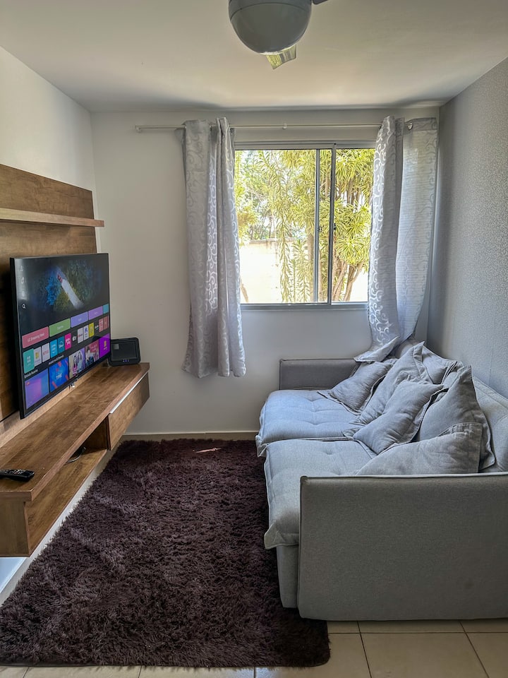 Apto Aconchegante Com Garagem -5 Min Cta, Embraer - Brasil