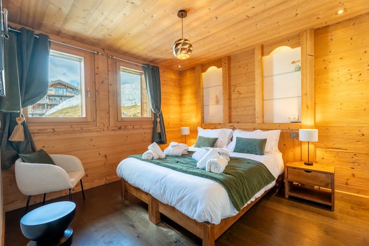 Chambre "Piste Verte" Chalet Virolet - Les Gets