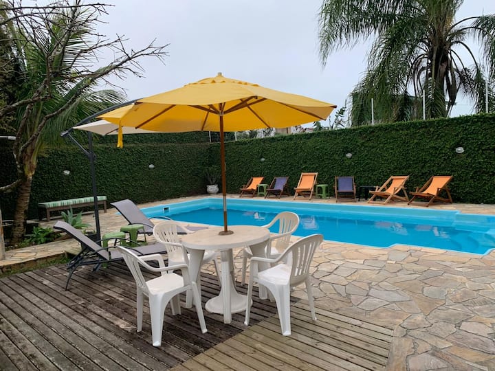 Recanto Ramos De Oliveira Casa Com Piscina Grande - Guaratuba