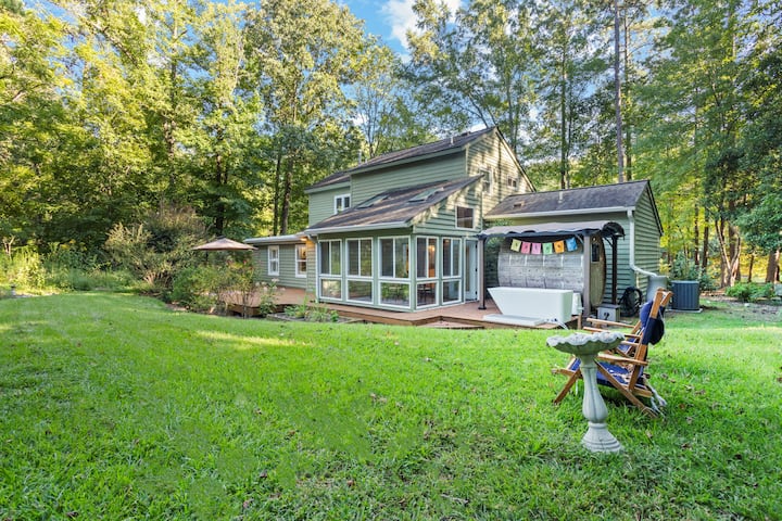 Zen Sanctuary W/sauna/fence: Near Fearington & Unc - Seaforth, Pittsboro