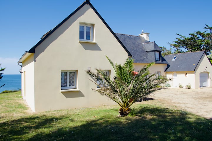Maison Familiale 7 Pers, Plage Directe, Vue Mer - Locquirec