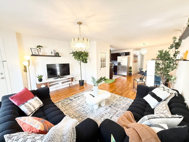 Luxury 3br 2ba Retreat | Nyc |Getaway+free Parking - Union City, NJ