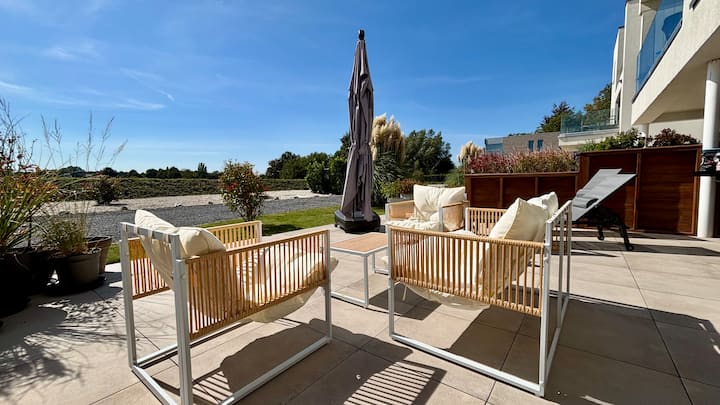 Appartement éLégant Avec Terrasse & Vue - Dalhem