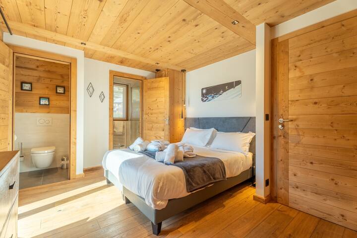 Chambre "Piste Bleue" Chalet Téléporté - Les Gets