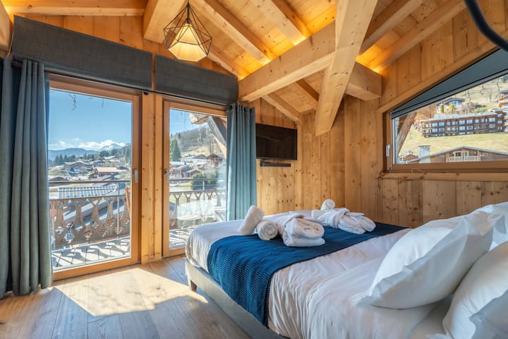 Chambre "Piste Noire" Chalet Téléporté - Les Gets