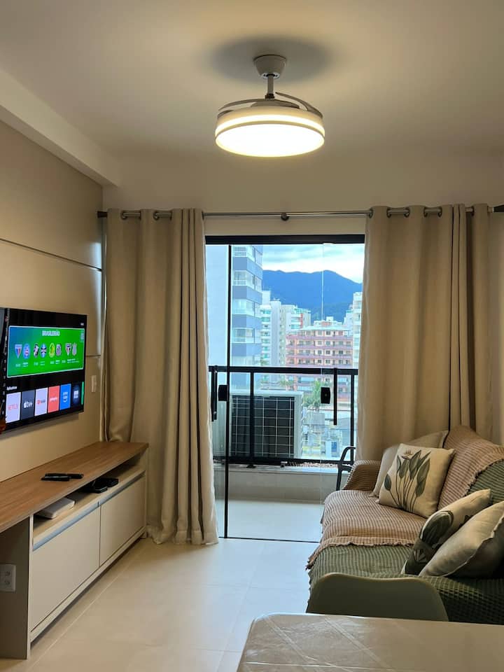 Apartamento Completo E Decorado à Beira Mar - Caraguatatuba