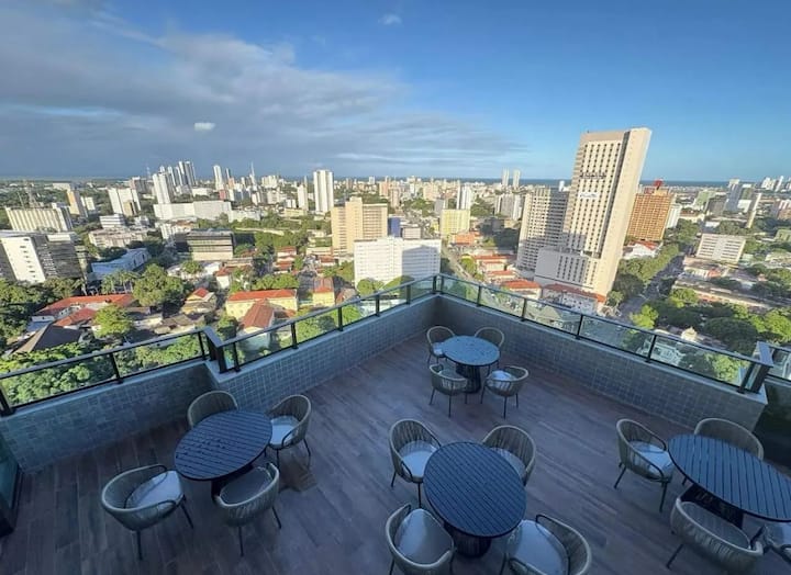 Apartamento Novo De 2 Quartos Com Rooftop Incrível - Recife