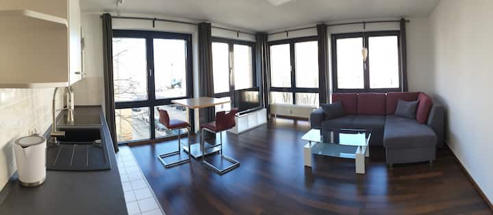 Modernes Apartment | Glasfront - Magdeburg