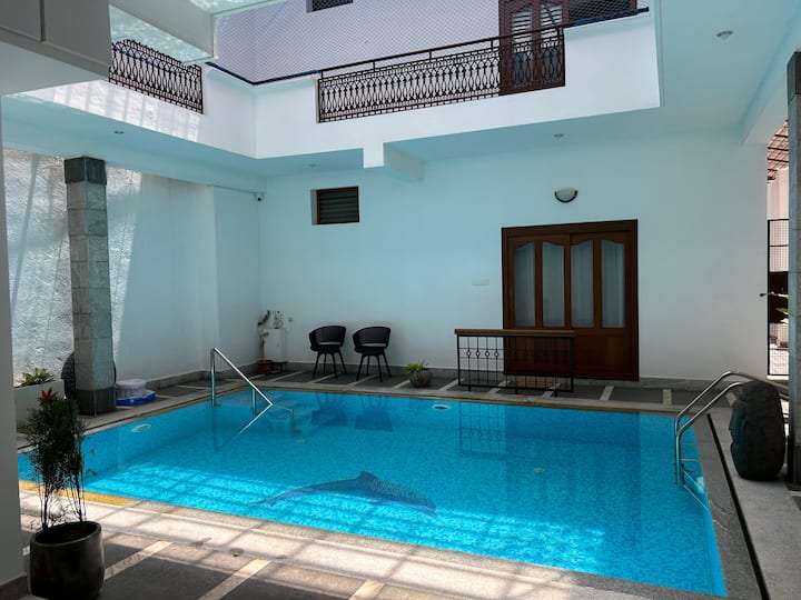 The Meruka House (Amber) | Pool & Wfh Friendly - Pondichéry