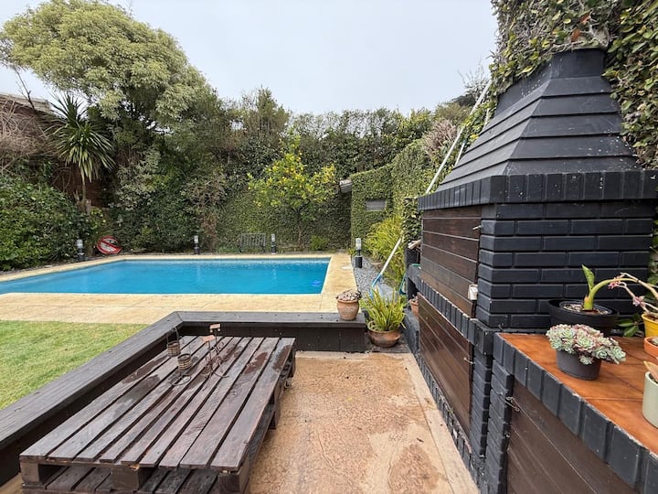 Gran Casa Con Pileta Y Parrilla En Playa Grande - 마르델플라타
