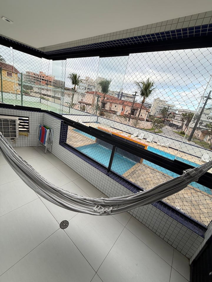 Lindo Apartamento Aluguel Temporada Pé Na Areia - Bertioga