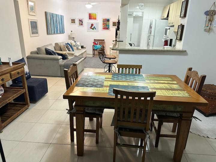 Flat Pitangueiras Centro Guarujá - Guarujá