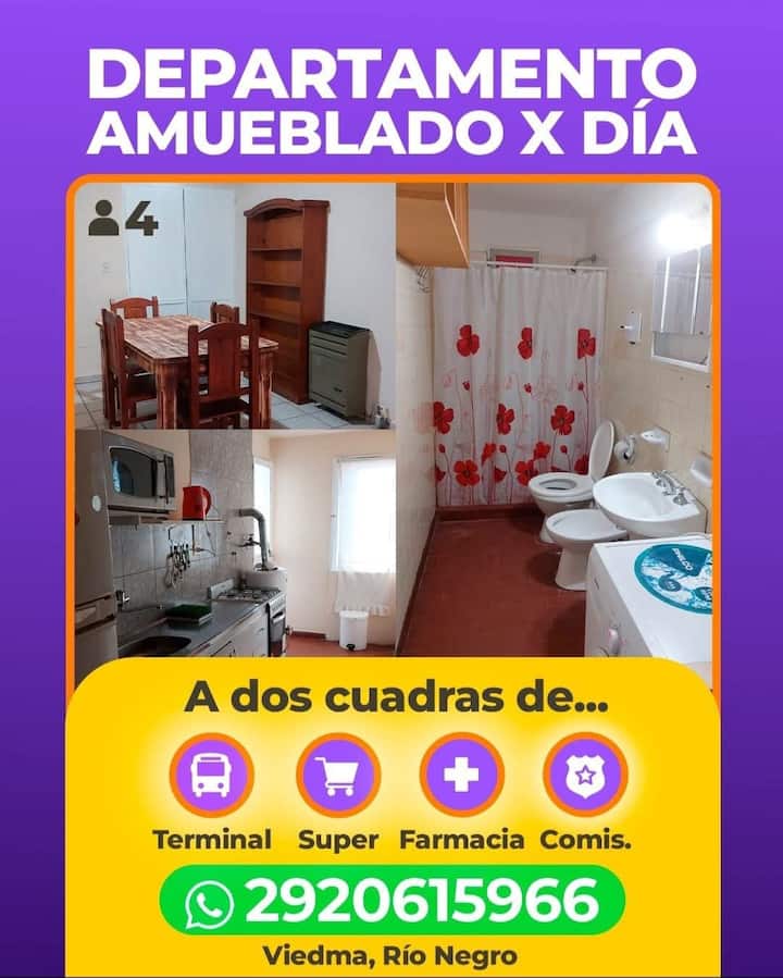 Ideal Para Turistas Recién Llegados A La Terminal - Viedma