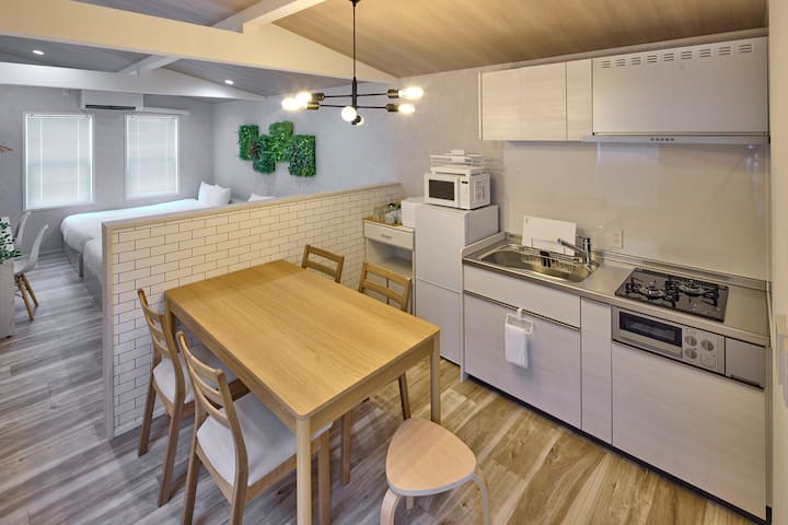 山中湖Icから車で5分/軽食やビール無料/キッチンスペース完備/スマートにくつろげる - Mount Fuji