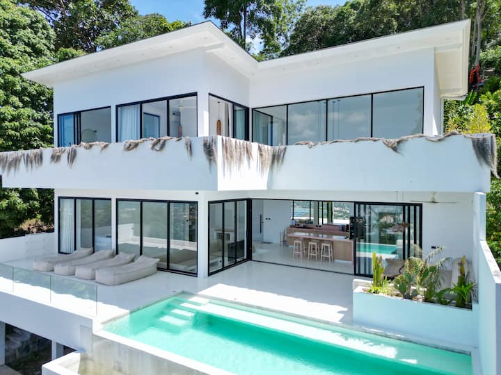 Palmaya Villa - Piscine & Vue Mer - 3 Chambres - Koh Samui