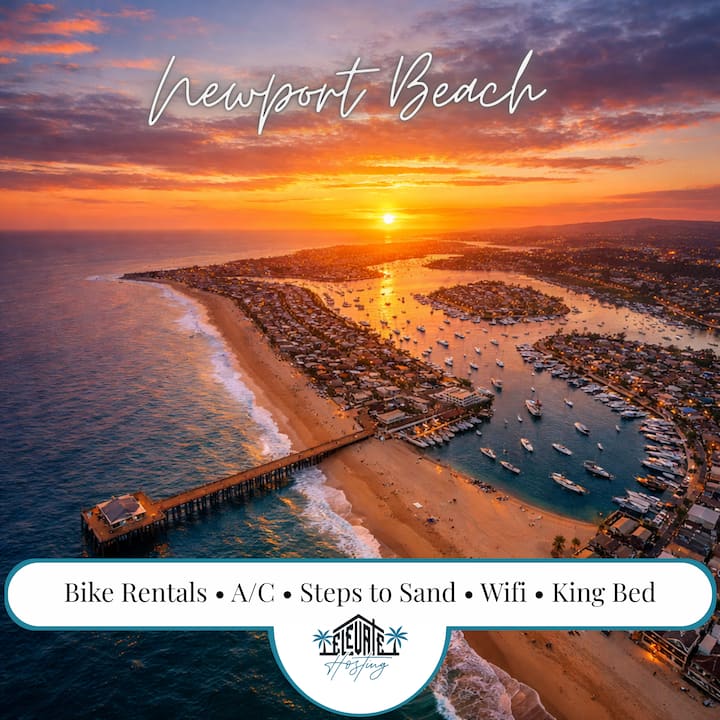 Newport Beach 2br • King • Wifi • Steps To Beach - 紐波特比奇