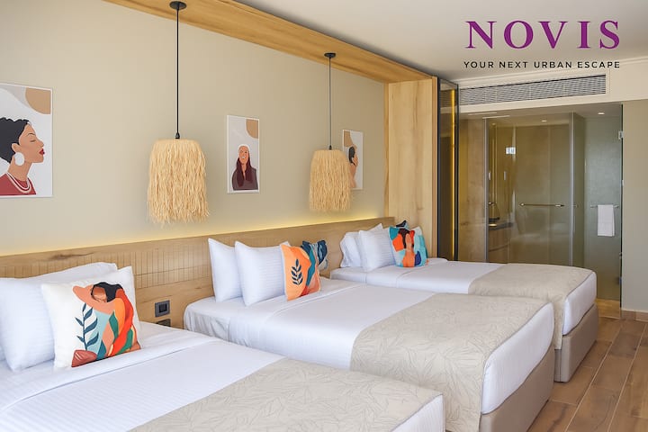Novis Holiday Home Sahl Hasheesh - 3 Single Beds - Hurghada