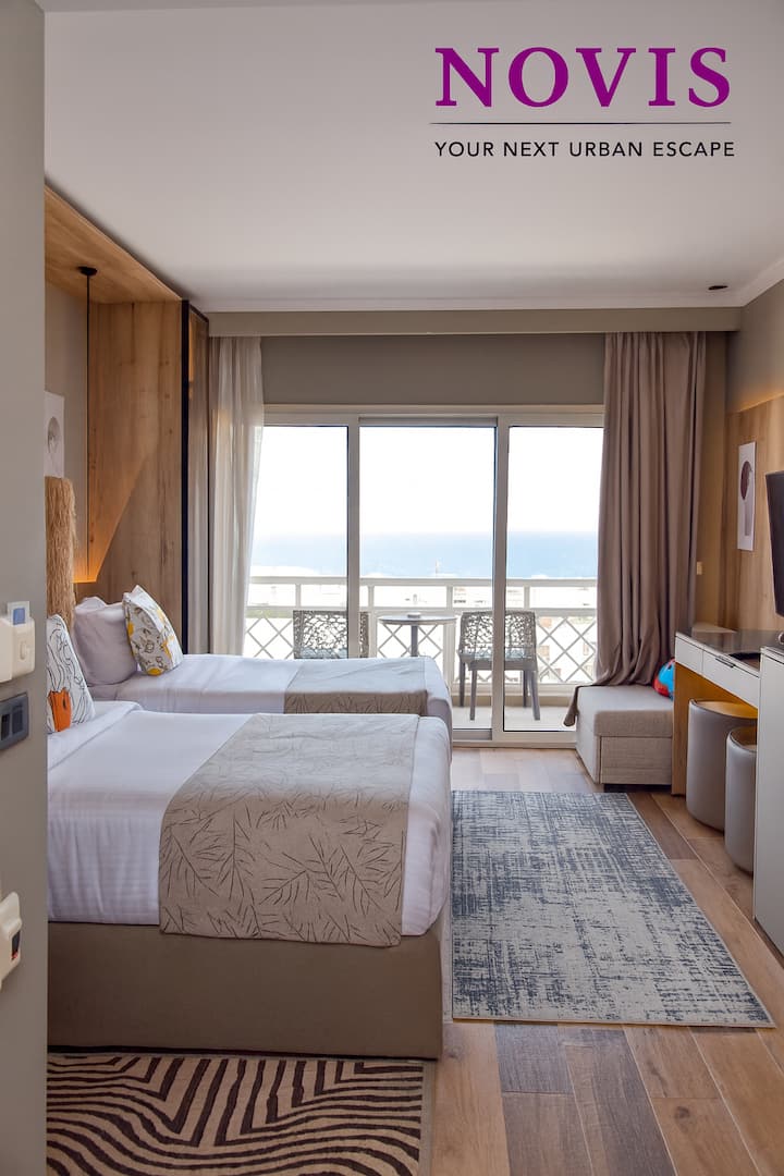 Novis Holiday Home Sahl Hasheesh -Twin Bed+balcony - Hurghada