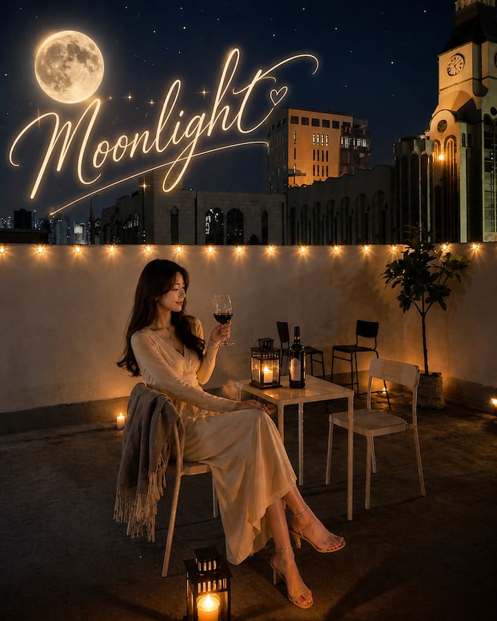 [Private Rooftop]moonlight For 8: Family&friendly - Daegu