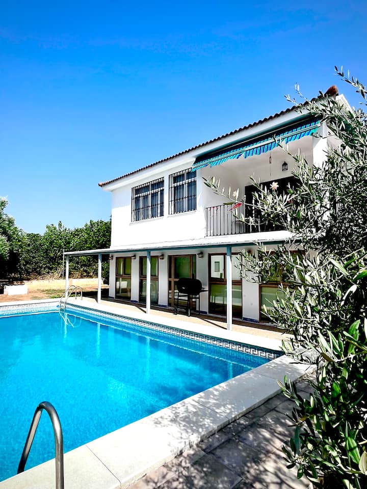 Finca Azafrán - Chalet Con Piscina Privada - Sanlúcar la Mayor