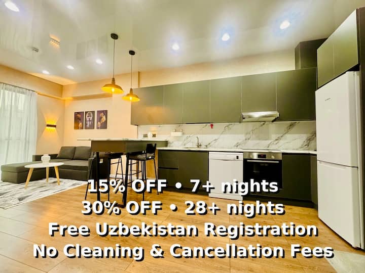 Akay City Stylish Apartment In Central Tashkent - Tashkent